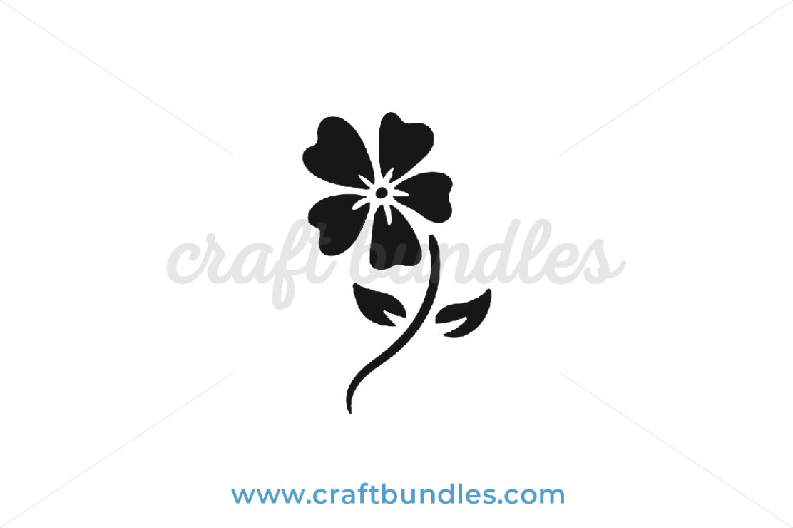 Simple Flower SVG Cut File - CraftBundles Simple Flower SVG Cut File - CraftBundles